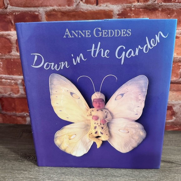Other | Vtg Anne Geddes Coffee Table Book Down In The Garden Hardcover ...